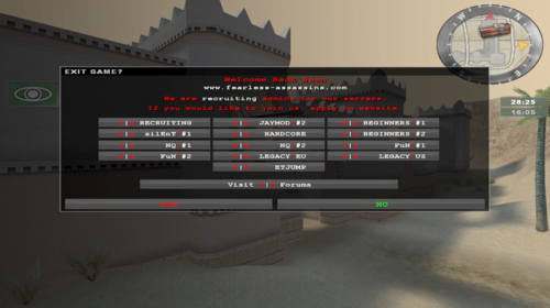 ET menus for =F|A= clan - Mods - Fearless Assassins